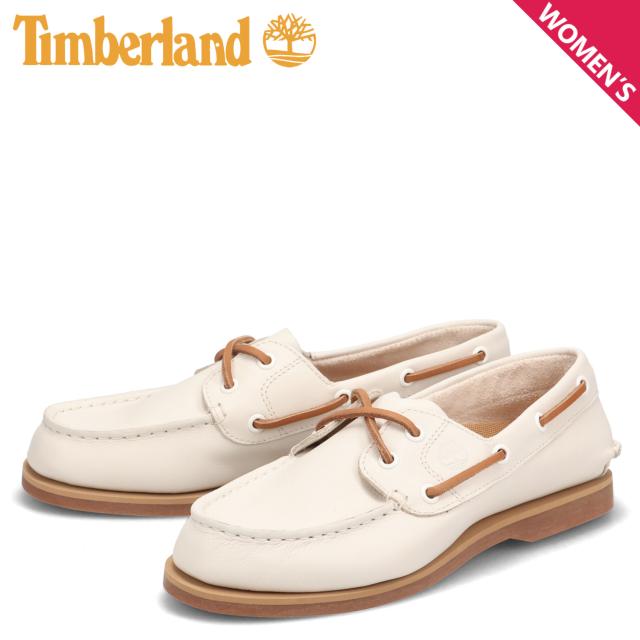 ティンバーランド Timberland デッキシューズ レディース 2 EYE CLASSIC BOAT ホワイト 白 A2Q9X-ETD