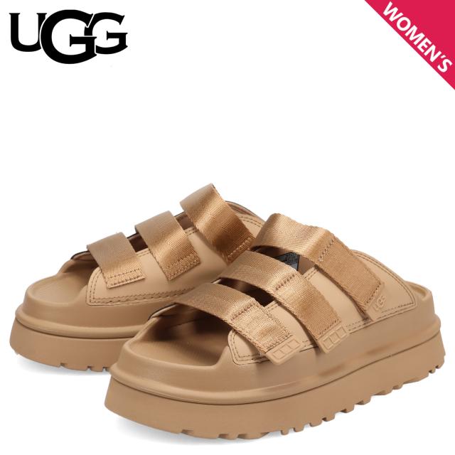 UGG アグ サンダル スライドサンダル ゴールデングロースライド レディース 厚底 軽量 GOLDENGLOW SLIDE ゴールド 1167430