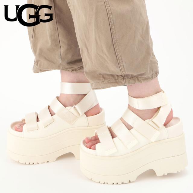 UGG アグ サンダル ストラップサンダル ゴールデンライズ レディース 厚底 W GOLDENRISE アイボリー 1167431