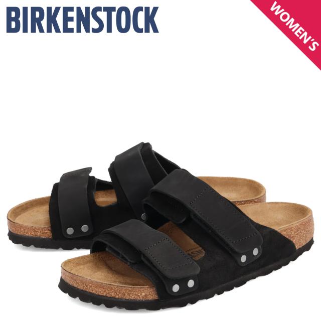 ビルケンシュトック BIRKENSTOCK サンダル ウジ レディース 細幅 スエード レザー GIZEH ブラック 黒