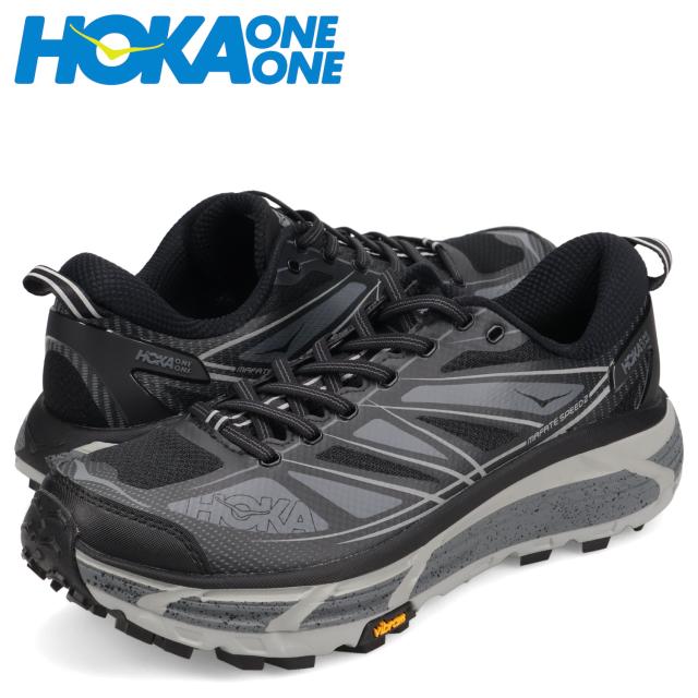 ホカオネオネ HOKA ONE ONE スニーカー マファテスピード2 メンズ 厚底 MAFATE SPEED 2 ブラック 黒 1126851-BCSTL