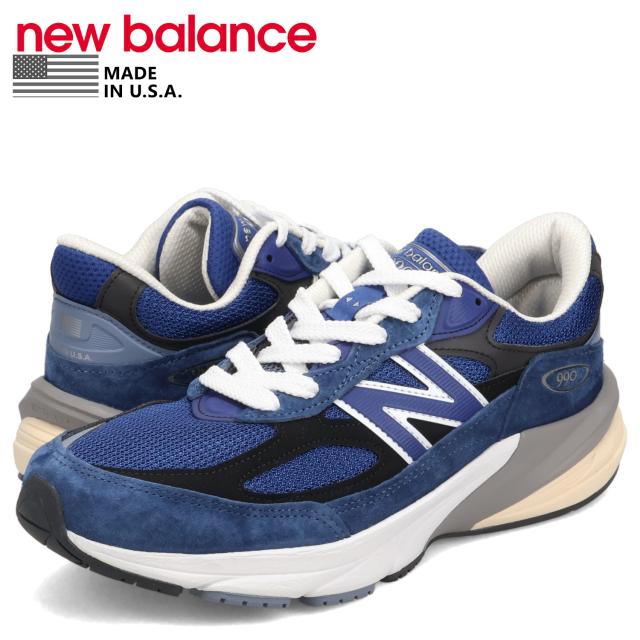 ニューバランス new balance 990 V6 スニーカー メンズ Dワイズ MADE IN USA ネイビー U990IA6