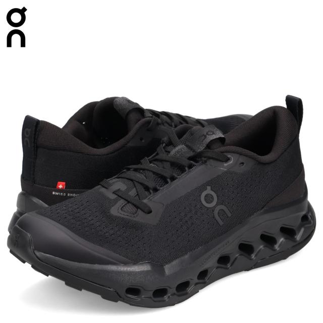 On オン スニーカー クラウドサーファー トレイル 2 メンズ CLOUDSURFER TRAIL 2 ブラック 黒 3MF30220106