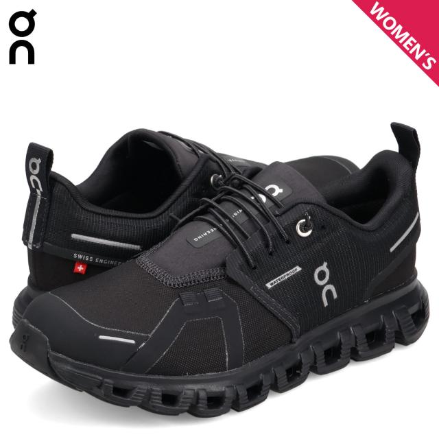 On オン スニーカー クラウド 6 ウォータープルーフ レディース CLOUD 6 WATERPROOF ブラック 黒 3WF10051043