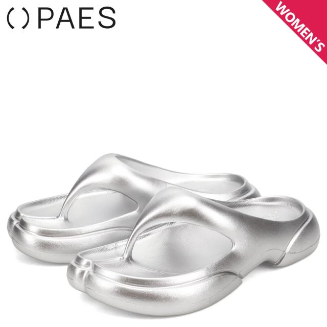 PAES ペイズ サンダル リカバリーサンダル レディース NEW FLIP FLOP L LINE シルバー PAES_04_New_Flip_Flop_M_