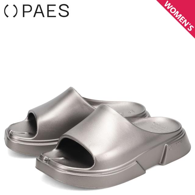 PAES ペイズ サンダル リカバリーサンダル レディース SLIDE L LINE ダーク グレー PAES_03_Slide_M_