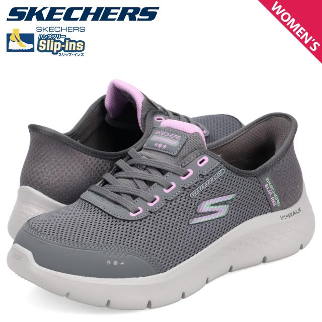 スケッチャーズ SKECHERS スリップインズ ゴーウォーク フレックス クリア クリーク スニーカー レディース ワイド 124846W