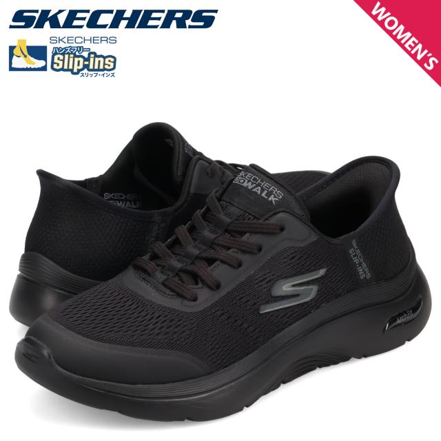 スケッチャーズ SKECHERS スリップインズ ゴーウォーク アーチフィット 2.0 スニーカー レディース SLIP-INS ブラック 黒 125319