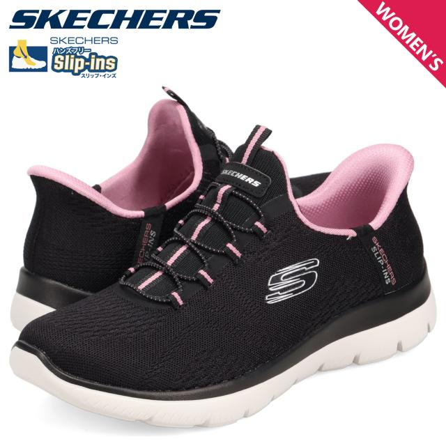 スケッチャーズ SKECHERS スリップインズ サミッツ ドリーム チェイサー スニーカー レディース SLIP-INS SUMMITS DREAM CHASER ブラック 黒 150284-BKMV
