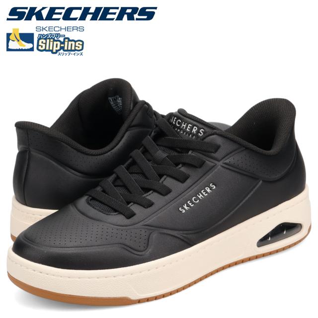スケッチャーズ SKECHERS スリップインズ ウノ CTL レイング ロー スニーカー メンズ SLIP-INS UNO CTL ブラック 黒 183156