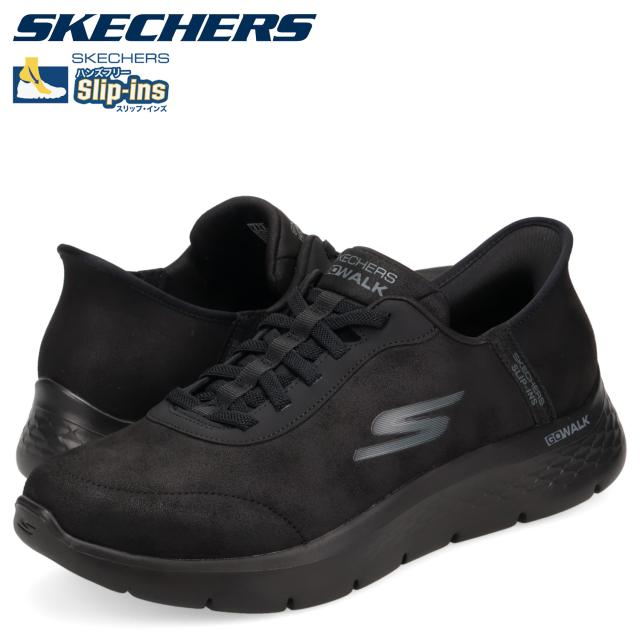 スケッチャーズ SKECHERS スリップインズ ゴーウォーク フレックス スムース モーション スニーカー メンズ SLIP-INS ブラック 216326