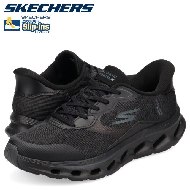 スケッチャーズ SKECHERS スリップインズ ゴーウォーク グライドステップ 2.0 ザック スニーカー メンズ ブラック 黒 216660