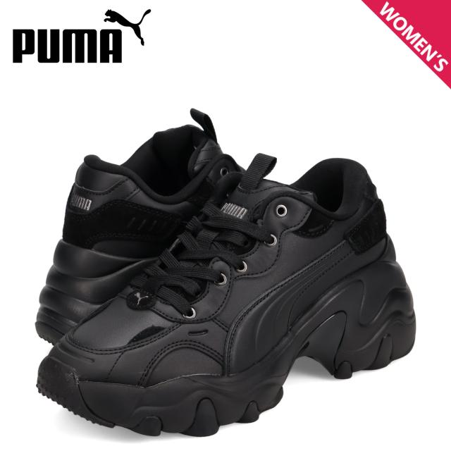 PUMA プーマ スニーカー パルサー ウェッジ ウィンタライズ レディース PULSAR WEDGE WINTERIZE ブラック 黒 405434