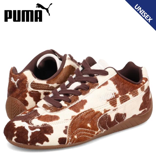 PUMA プーマ スニーカー スピードキャット カウ メンズ レディース SPEEDCAT COW WNS ブラウン 406141