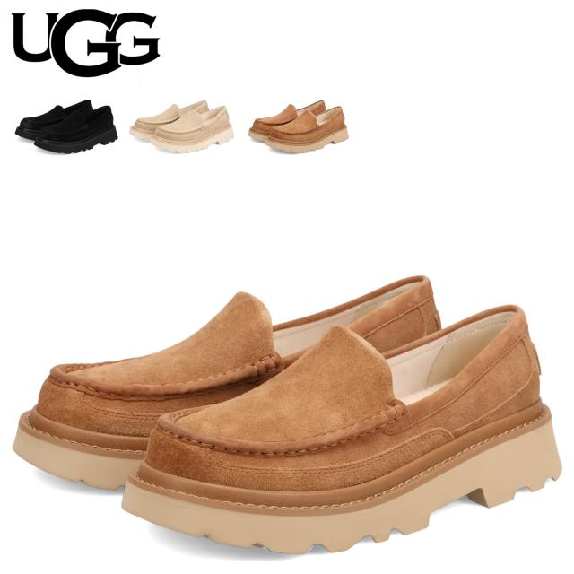 UGG アグ スリッポン ローファー アスコット ラグ メンズ ASCOT LUG ブラック ベージュ ブラウン 黒 1172691