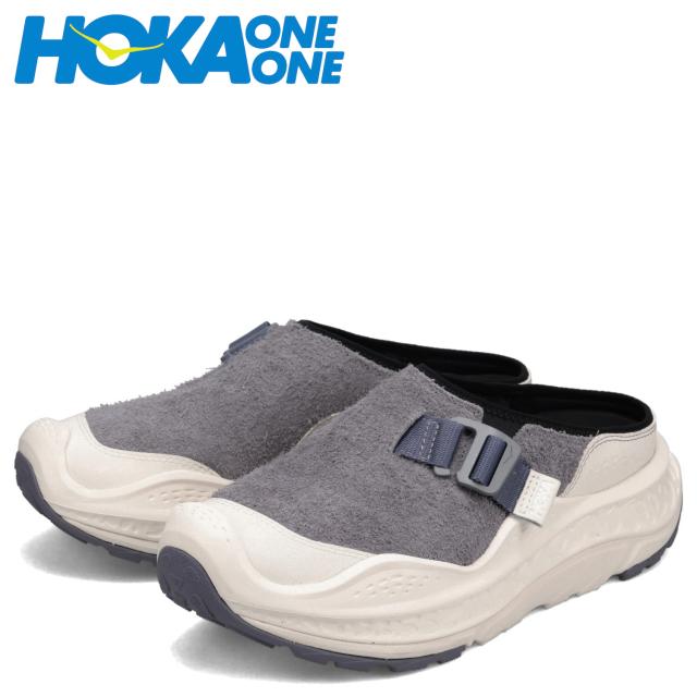 ホカオネオネ HOKA ONE ONE オラ プリモ サンダル ミュール リカバリー シューズ メンズ 厚底 ORA PRIMO EXT グレー 1168973-GKSL