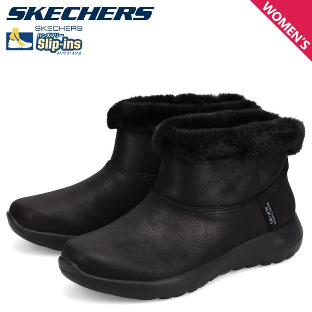 スケッチャーズ SKECHERS スリップインズ オンザゴー ジョイ コージー ドリーム ブーツ ウィンターブーツ スノー レディース 144800