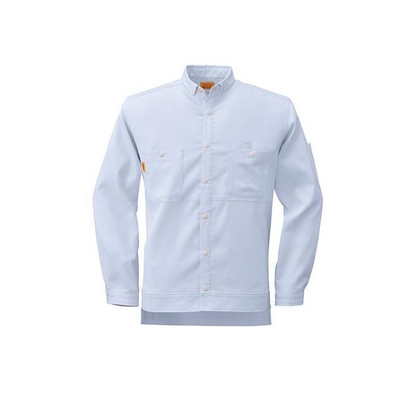 4930269026724 SMART WORK WEAR SW505 メンズ／レデイース2WAYシヤツ 色：パウダーブルー サイズ：EL