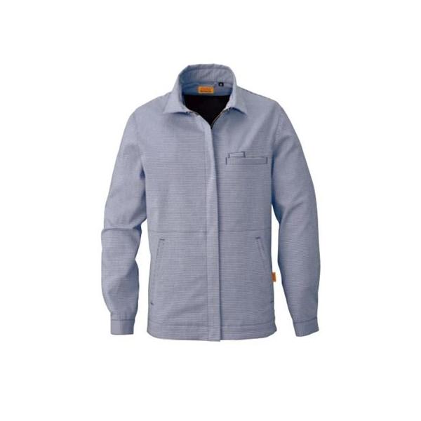 4930269129425 SMART WORK WEAR SW119 レデイースギンガムジヤケツト 色：インペリアルブルー サイズ：4L