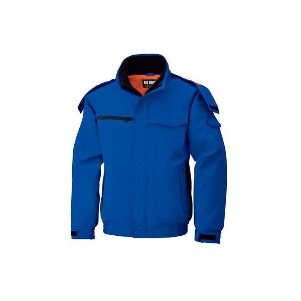 4930269201688 bigborn 8236 ボウカンジヤケツト 色：ブルーXブラツク サイズ：5L