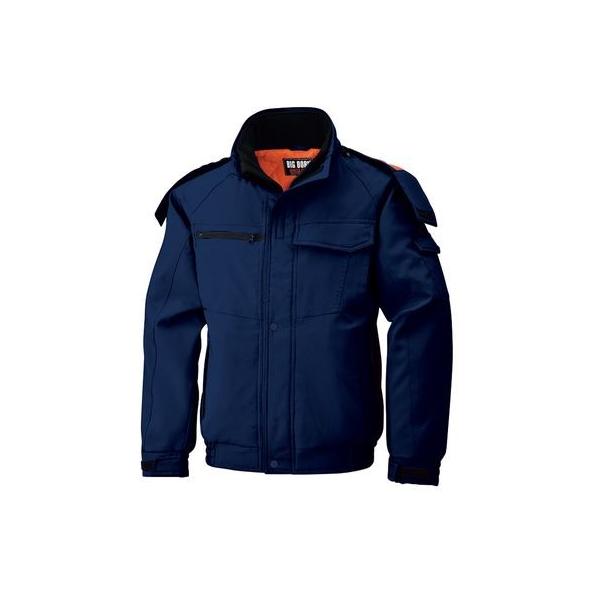 4930269203040 bigborn 8236 ボウカンジヤケツト 色：ネイビーXブラツク サイズ：EL