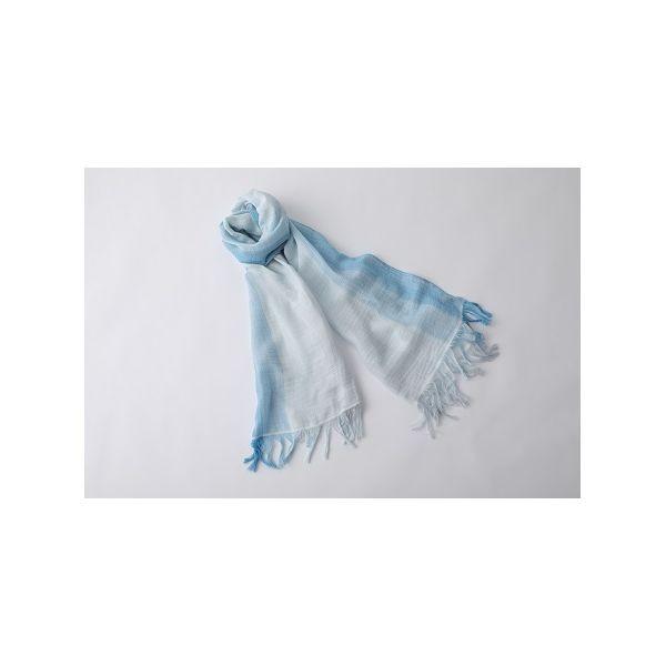 4529043032886 【10個入】グラデーションストール 2．青×灰色【キャンセル不可】 GU-2800-2 今治 オリム お返し