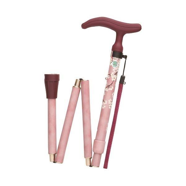 4977626733680 【5個入】アクティブグレース 折畳S 桜ピンク【キャンセル不可】 フジホーム ステッキ WB3752