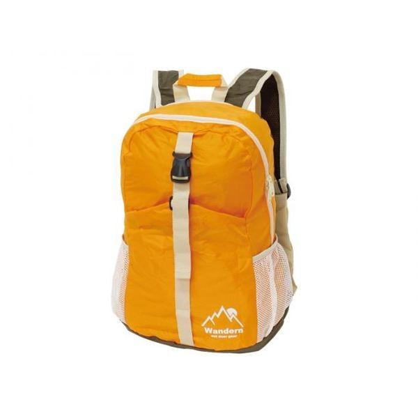 4988441807067 【10個入】ワンデルン パッカブルバックパック オレンジ 400862103【キャンセル不可】 丸和貿易
