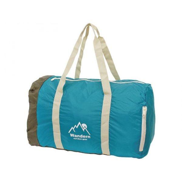 4988441807098 【10個入】ワンデルン パッカブルダッフルバッグ ブルー 400862202【キャンセル不可】