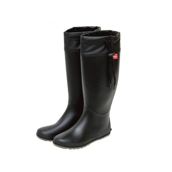 4988441808415 【5個入】フォールディングレインブーツ （M） ブラック 400865501【キャンセル不可】 ガーデニング