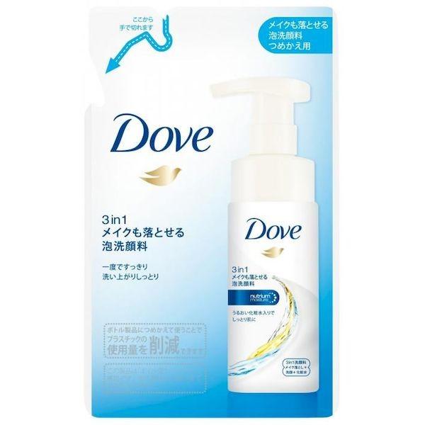 4902111736921 【24個入】 ダヴ3IN1メイクも落とせる泡洗顔料つめかえ用【キャンセル不可】