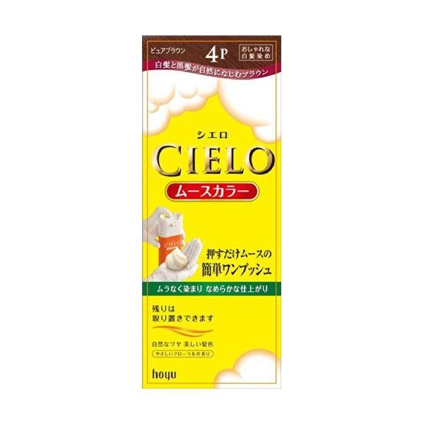 4987205286148 【27個入】 シエロ ムースカラー 4P ピュアブラウン【キャンセル不可】
