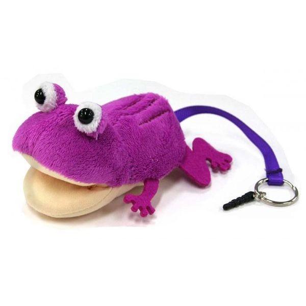 4958762910333 【10個入】I−103 アニマルクリーナーカエル パープル【キャンセル不可】 イヤホンジャックに装着
