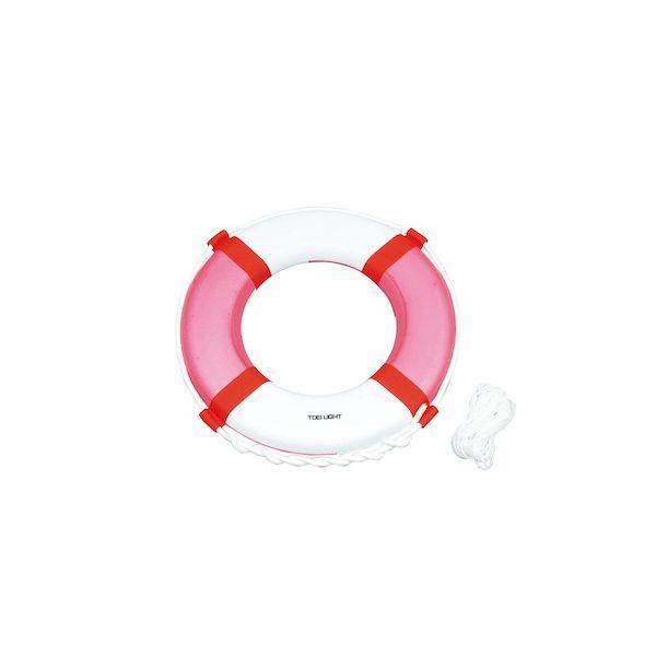 トーエイライト TOEI LIGHT 4518891036511 プールリングブイ B3074 B-3074 ロープ約15m付