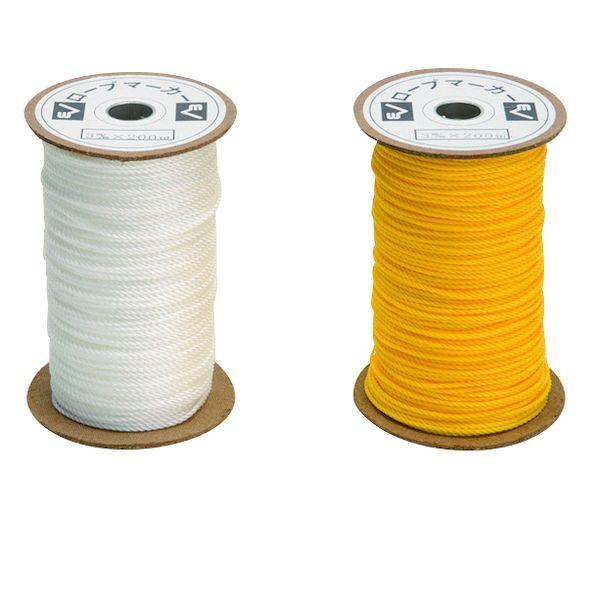 エバニュー EVERNEW 4934048412159 ロープマーカー3×200 黄 EKA181