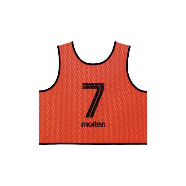モルテン molten GS0113-KO ゲームベストGV10枚セット 蛍光オレンジ 蛍光オレンジ GS0113KO