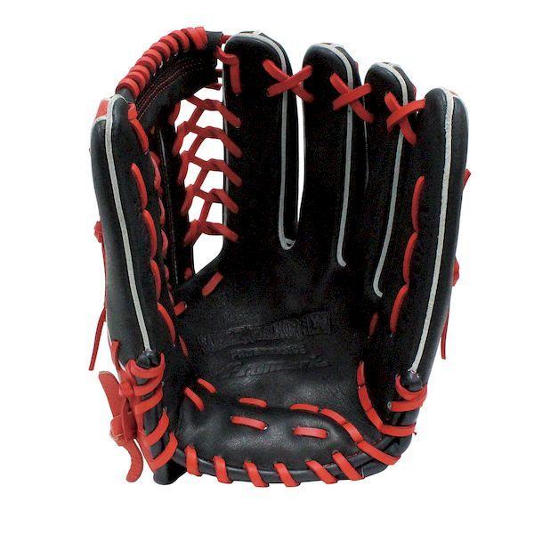 4982724111728 PROMARK PGS−3155N21 3号用ソフトボールグラブ・左用 色：ブラック×レッド