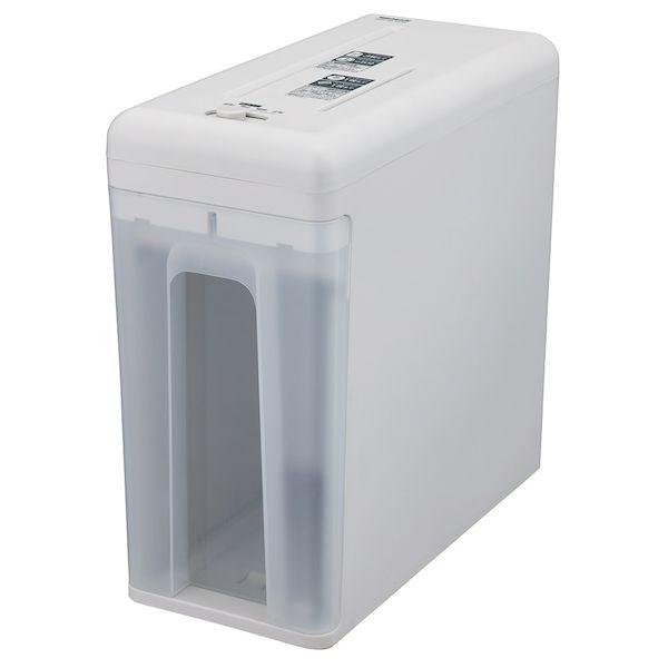 ナカバヤシ NSE-NLM02LG パーソナルシュレッダ ノイズレス スリム／ライトグレー NSENLM02LG