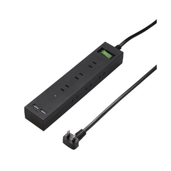 【個数：1個】H6BK11122UBKX5 直送 代引不可 5個セット YAZAWA 3方向から挿せる9個口USBタップブラック