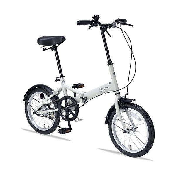 【個数：1個】MF101-IC 直送 代引不可 池商 MYPALLAS マイパラス 折畳自転車16インチ アイスグレー MF101IC