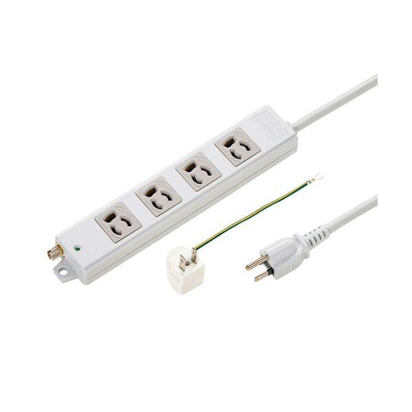 【個数：1個】TAP-5431MGN2-3X5 直送 代引不可 5個セット サンワサプライ 抜け止めタップ 3m TAP5431MGN23X5