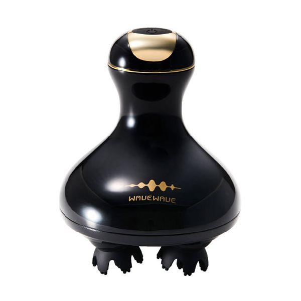 【個数：1個】WAVEWAVE012 直送 代引不可 セブンウェイブ WAVEWAVE EMS SCALP HEAD SPA ブラック