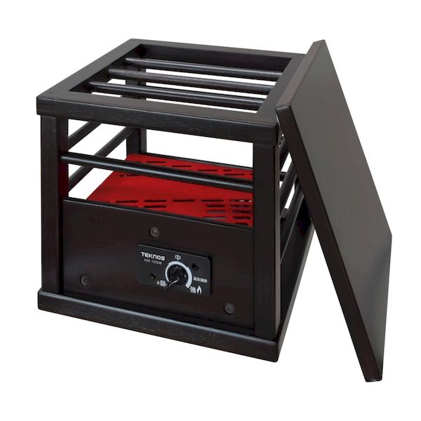 テクノス TEKNOS ASK-105DB 就寝用コタツ 1人用 100W 天板付 木目ダークブラウン ASK105DB