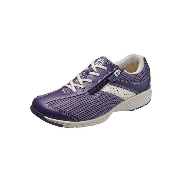 アサヒシューズ ASAHI 4963507072733 KV77199 メディカルウォークMS−L パープル 22.5cm