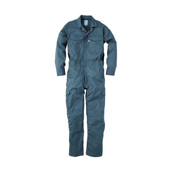 エスケープロダクト 4589708564602 シャドーストライプサマー長袖ツナギ GE−527 C／4 グレー 5Lサイズ