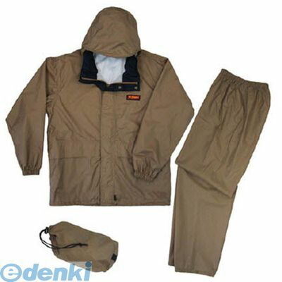 カジメイク  720014L エントラントレインスーツ カーキ L