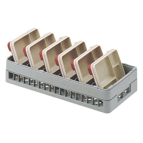 4977544902410 本間冬治工業 弁慶ラック ハーフ テーブルウェアー HT−6−195 テーブルウェアーラック 6仕切り