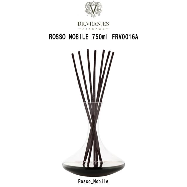 (SALE)DR.VRANJES(ドットール・ヴラニエス)ディフューザー ルームフレグランス デキャンタ セット ボックス ロッソノービレ ROSSO NOBILE 750ml FRV0016A