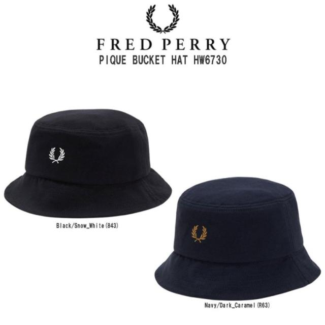 FRED PERRY(フレッドペリー)バケットハット 帽子 小物 アクセサリー コットンピケ PIQUE BUCKET HAT HW6730