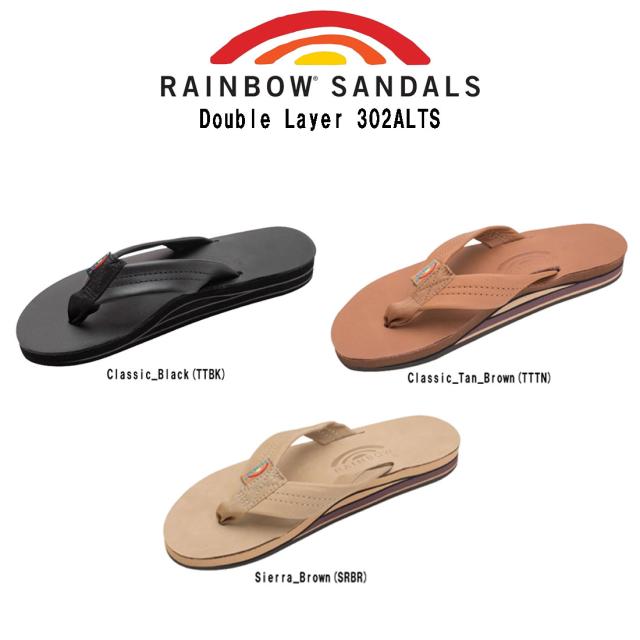 RAINBOW SANDALS(レインボーサンダル)レディース ビーチサンダル スリッパ サーファー レザー ダブルレイヤー(厚底) Double Layer 302ALTS